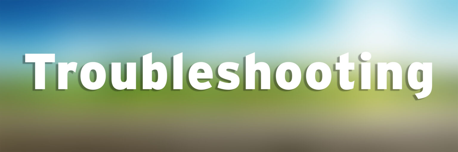 Troubleshooting – Imaging Center
