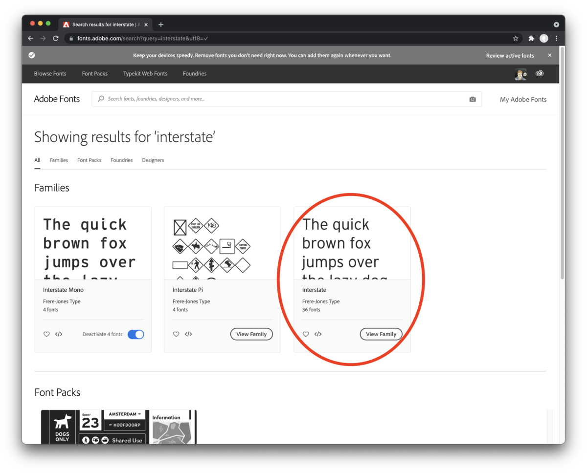 Activating the Interstate Font – Information Technology Services